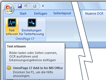 Direct OCR verwenden | Omnipage